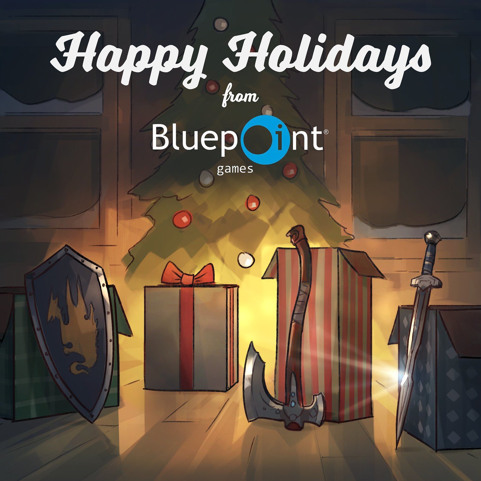New Bluepoint Games Project Teased in Holiday Card - Ugly House Photos